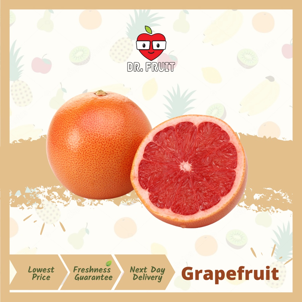 South Africa Grapefruit XL - 4pcs 南非葡萄柚 | Dr.fruit /Limau Gedang ...