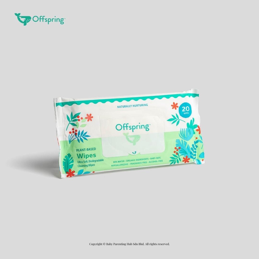 Offspring Plant Based Baby Wet Wipes | Shopee Malaysia