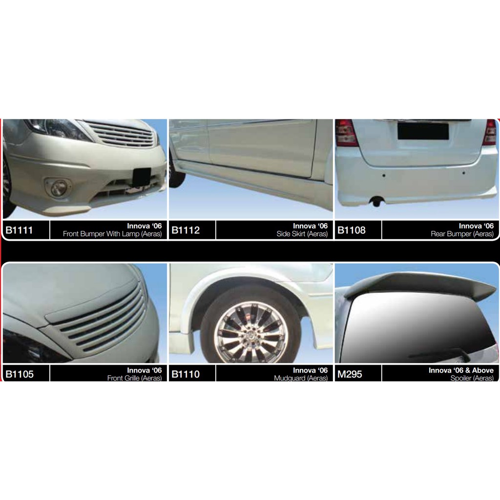 Toyota innova 2006 2007 2008 2009 2010 2011 Aeras bodykit body kit ...