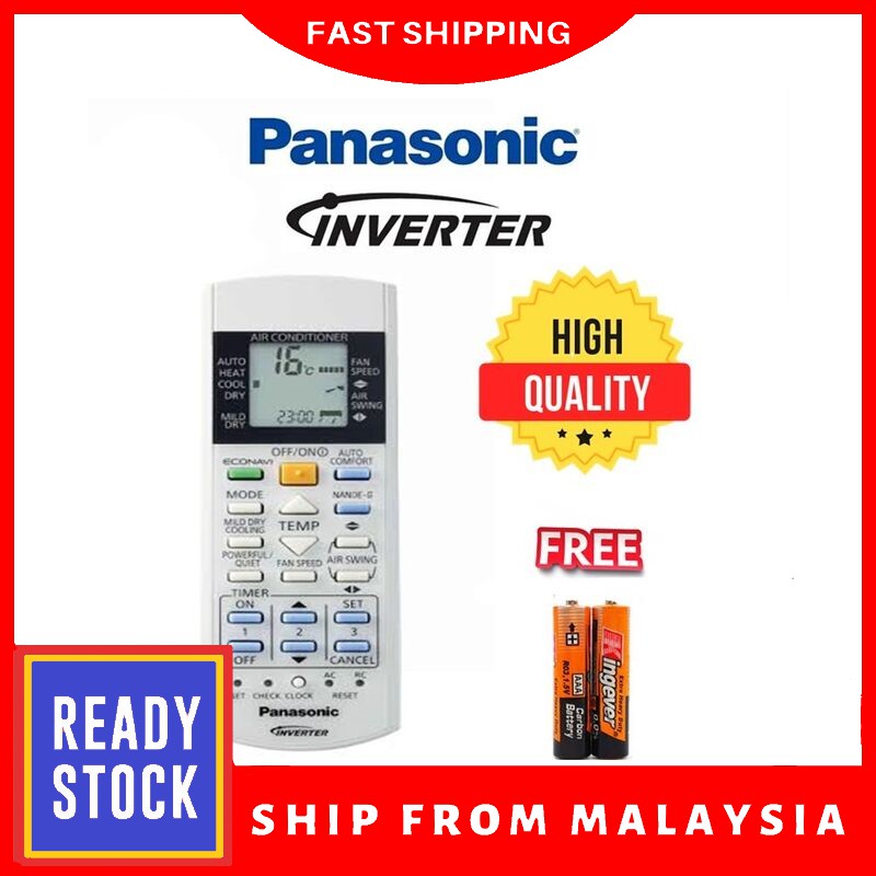 Panasonic Inverter Air Conditional Remote Control | Shopee Malaysia
