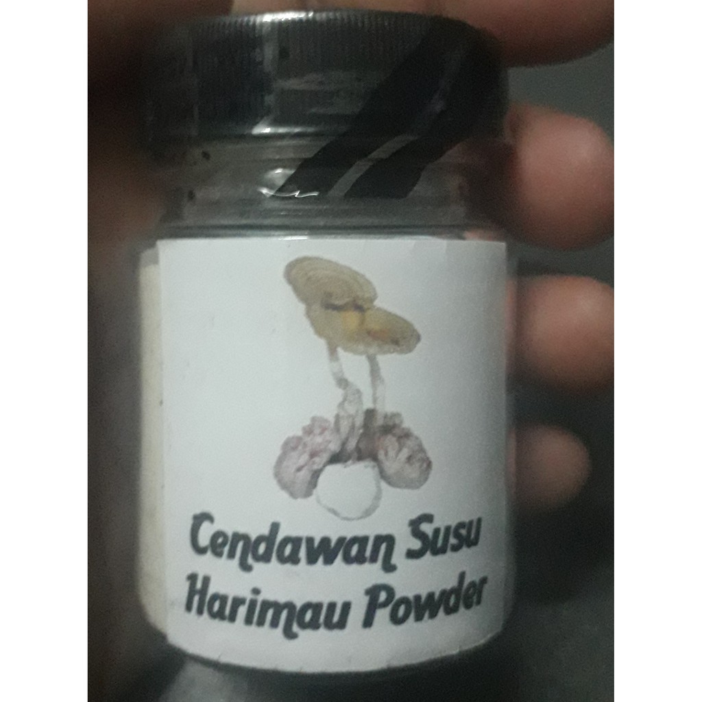 Cendawan Susu Harimau powder dalam botol | Shopee Malaysia