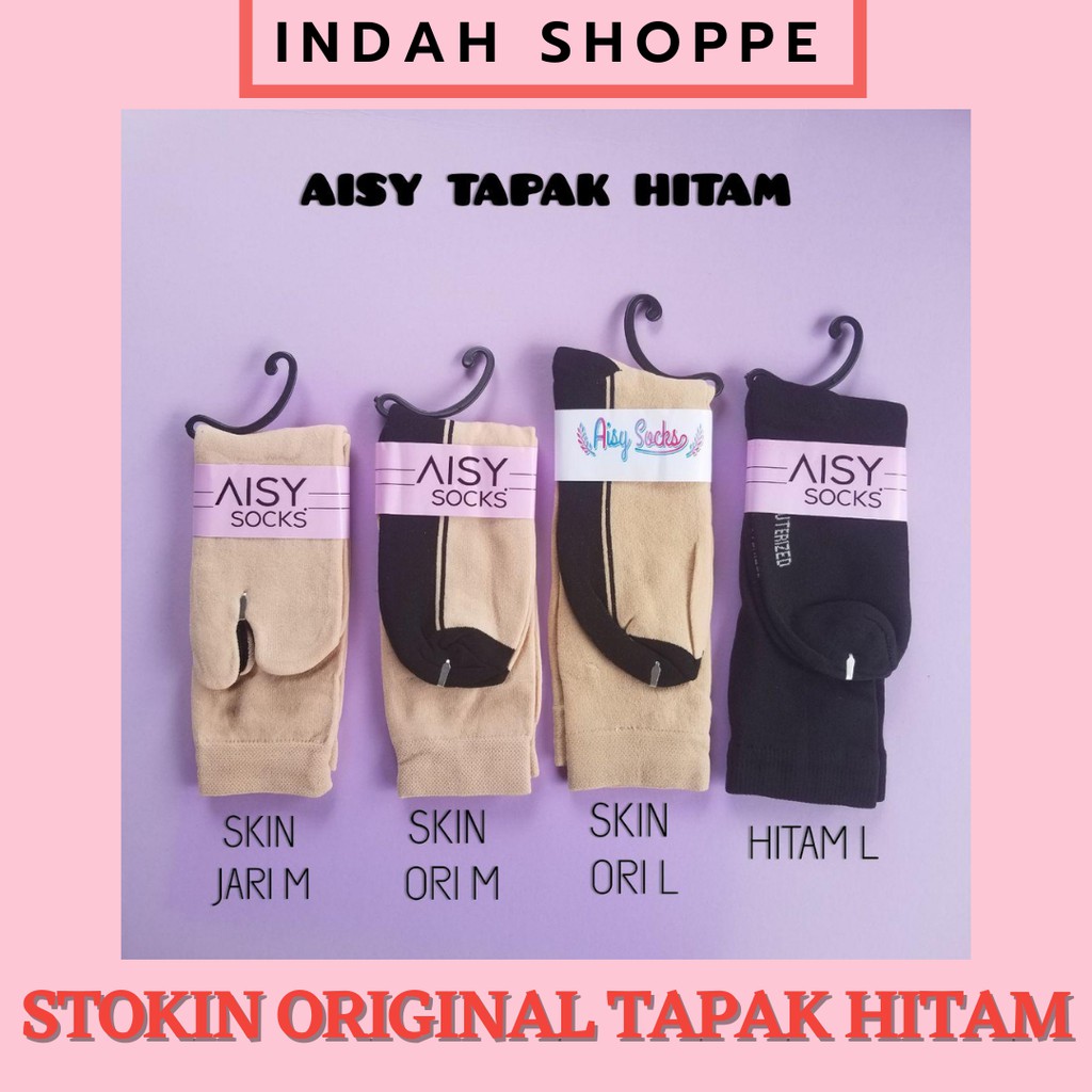 STOKIN SKIN TAPAK HITAM & STOKIN HITAM L | Shopee Malaysia