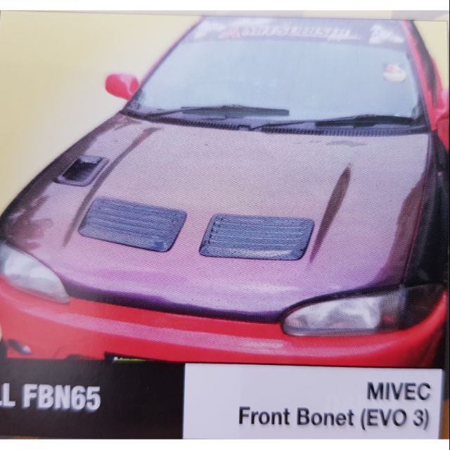 Bonet mivec evo3 Satria wira putra | Shopee Malaysia