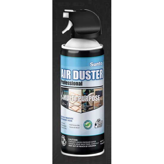 Sunto 400ml Air Duster, Non-Flammable high-pressure dust removal system ...