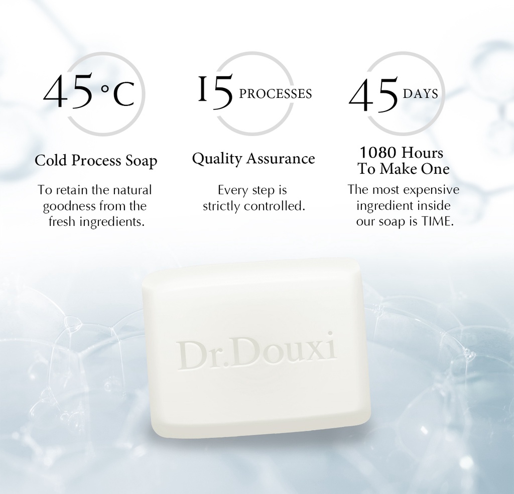 Dr.Douxi Essence of Eggshell Cream Cleansing Soap Face Cleanser Anti ...