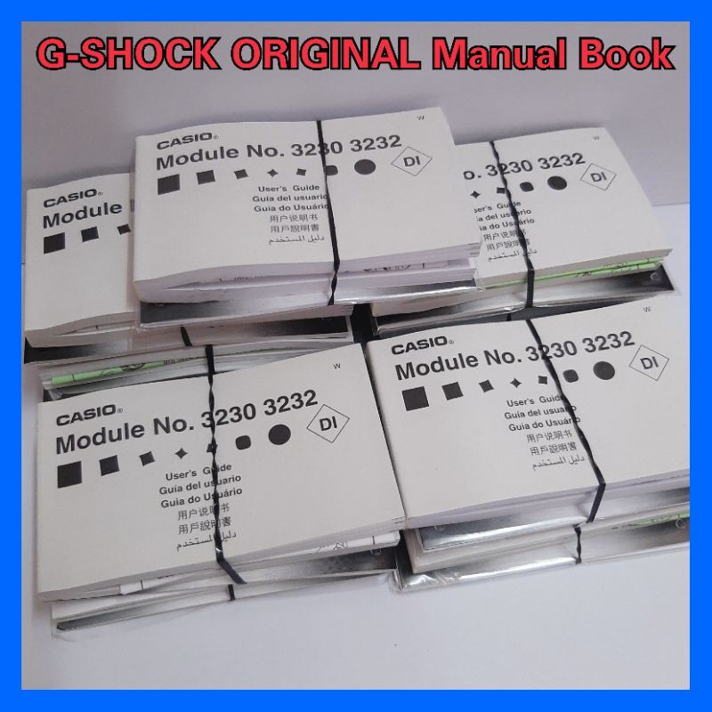 💥 💯 Original G-SHOCK Manual Book Kod Module 3230 [ DW-6900 ] | Shopee Malaysia