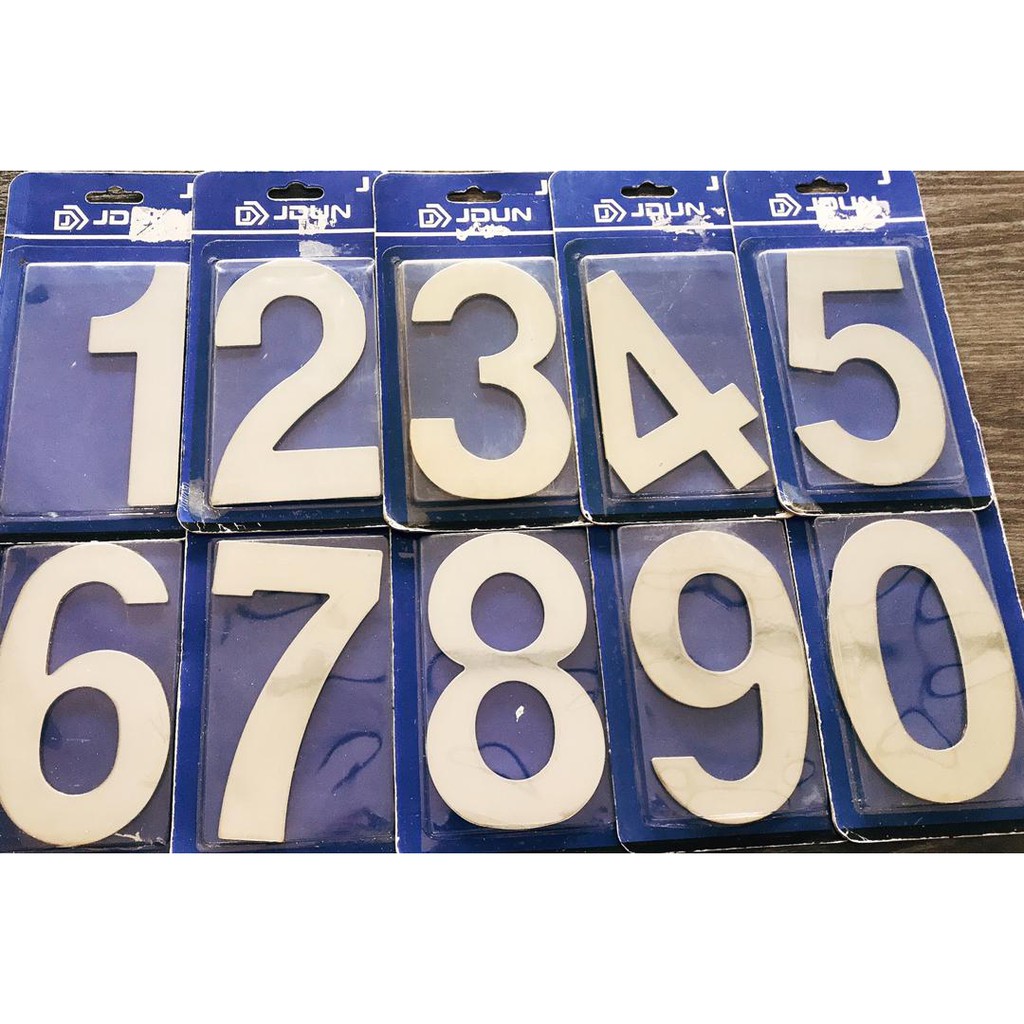 Jdun Stainless Steel Numbering 110mm | Shopee Malaysia