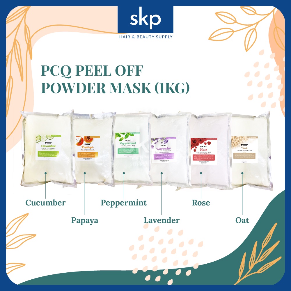 Peel Off Powder Rubber Soft Mask 1000g - Formulated in France | Shopee ...