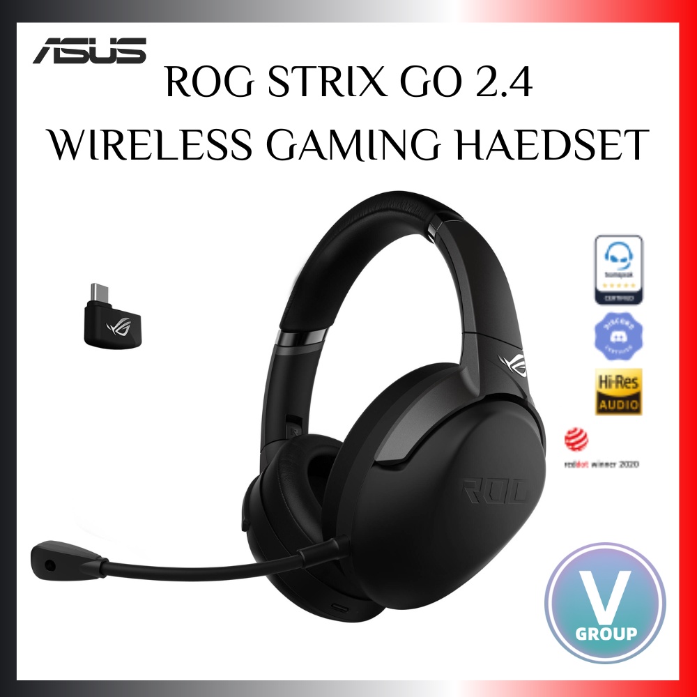V Group ASUS ROG Strix Go 2.4 Wireless Gaming Headset | Shopee Malaysia