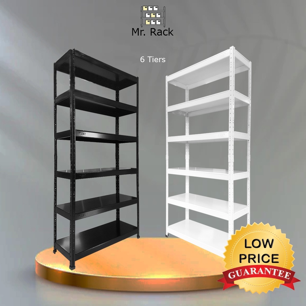 Mr. Rack ST136 6 Tiers Full Metal Steel Boltless Store Storage Rack ...