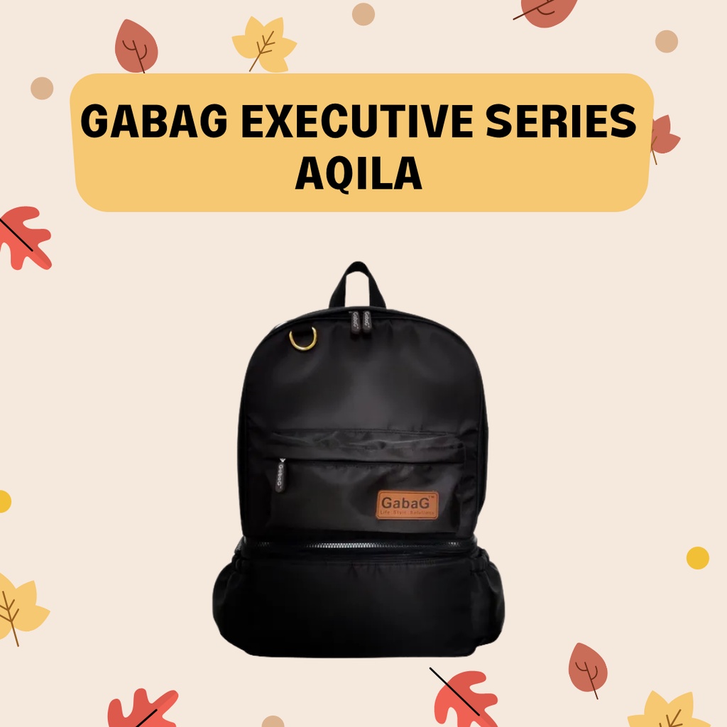 (ORIGINAL) READY STOCK - GABAG AQILA - Backpack executive series 2IN1 ...