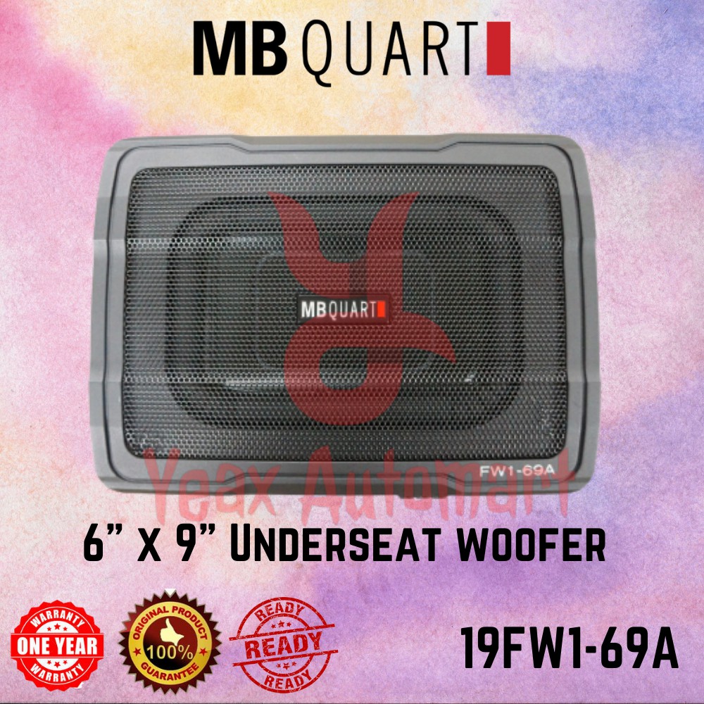 MB Quart Car Audio Sound System Underseat Subwoofer 19FW1-69A Active ...
