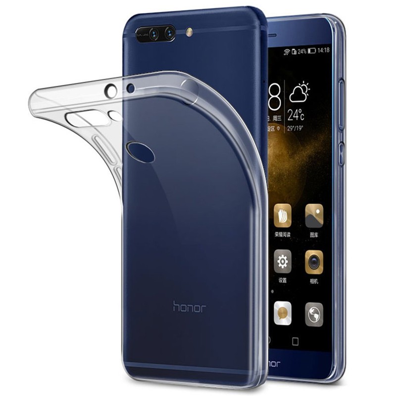 Huawei Honor 8 Pro Case Transparent Silicon Soft TPU Back Cover Honor8 ...