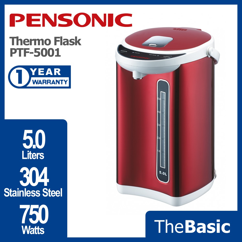 PENSONIC/ELBA 5.0L Electrical Thermo Flask Pot Termos Elektrik ( PTF ...