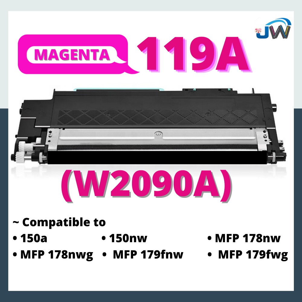 Compatible HP 119A W2090A W2091A W2092A W2093A Color Laser 150a 150nw ...