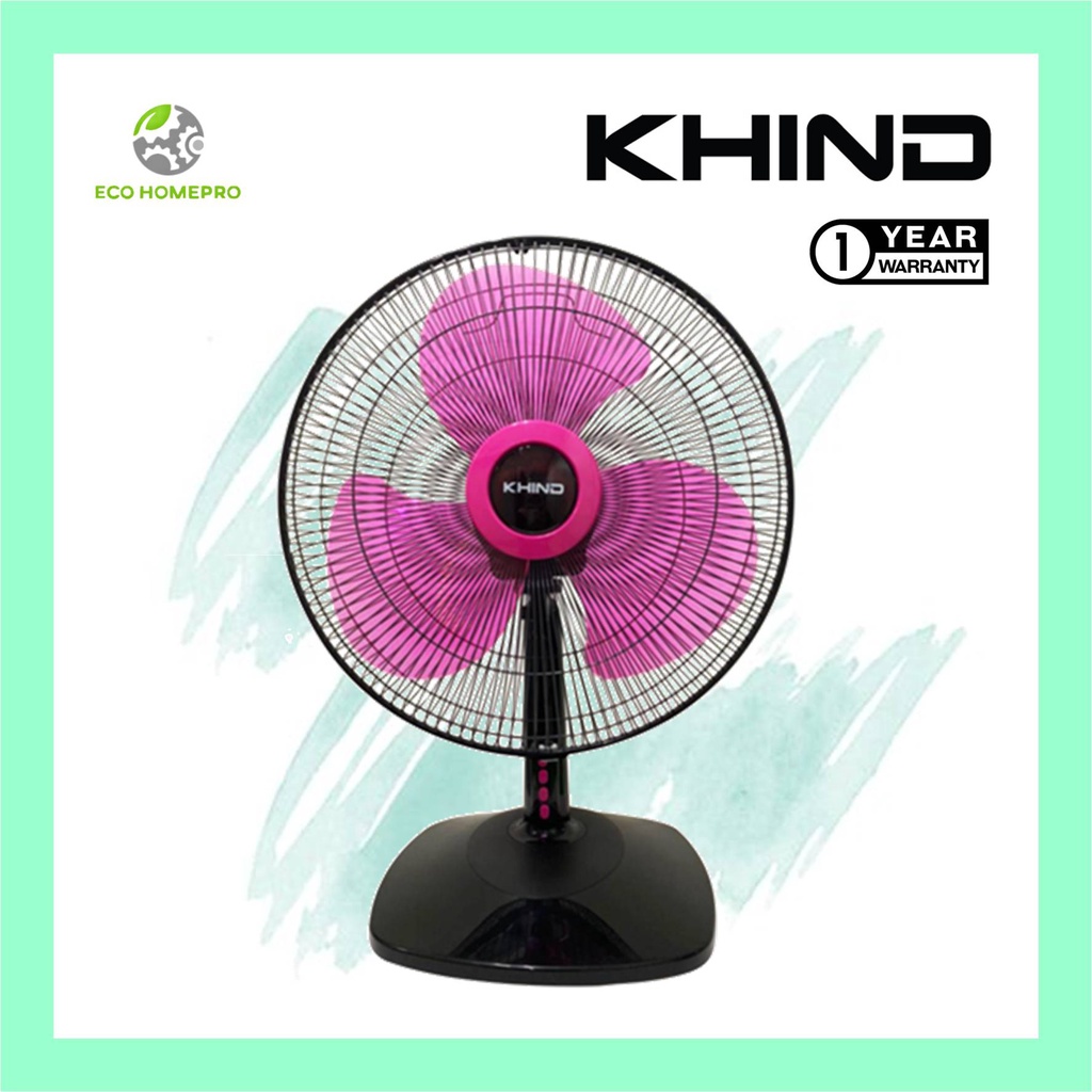Khind 16" Table Fan TF1660TH (Black) | Shopee Malaysia