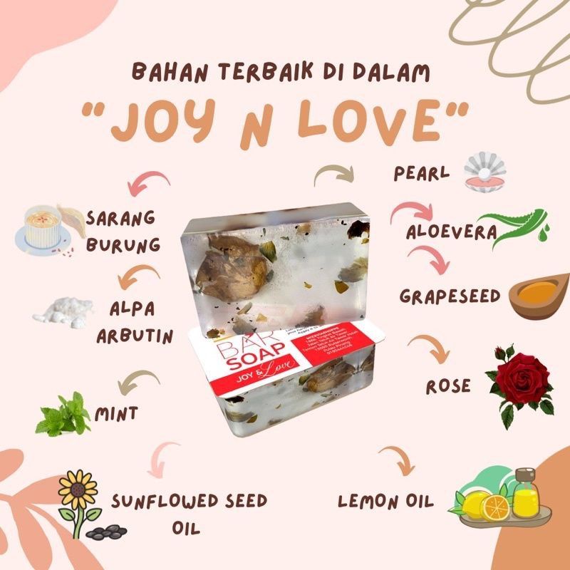 Sabun Sarang Burung Viral BFF BIRD'S NEST Joy & Love Jerawat Badan ...