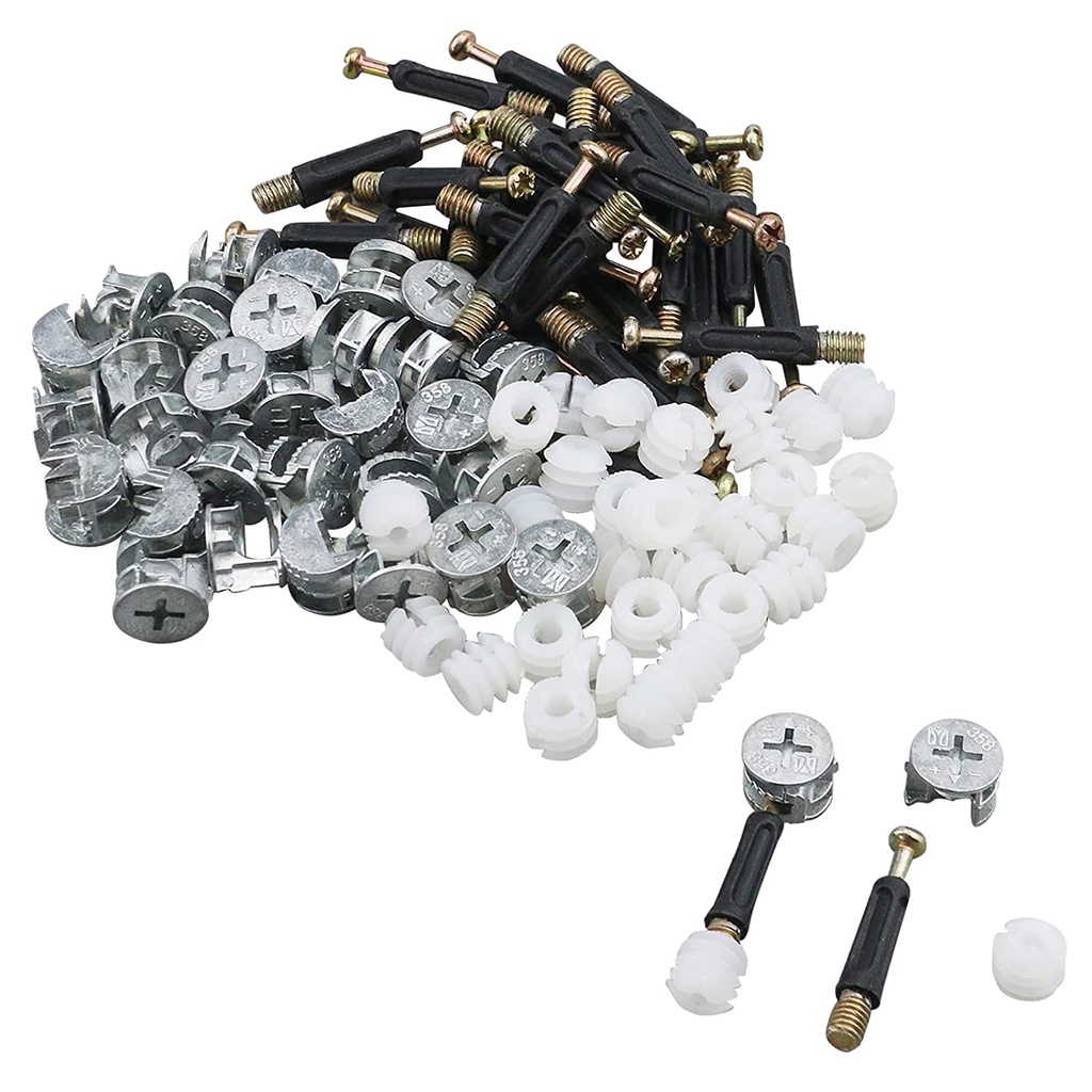 MKR 3 in 1 Housing Bolt & Nut Connector Parts Screw Fastener Furniture ...