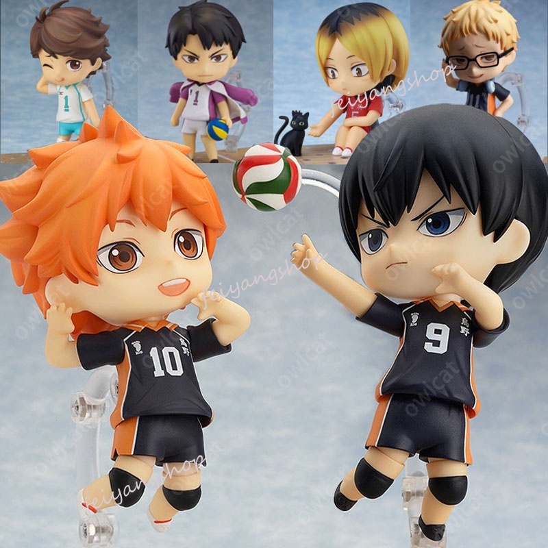 Anime Haikyuu Nendoroid Hinata Kenma Kageyama Action Figure Changeable ...