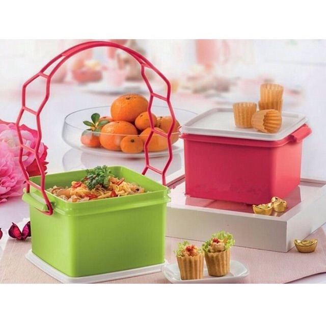 Tupperware Double Deep with Carolier | Shopee Malaysia
