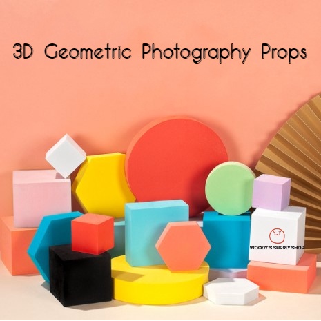 3D Geometry Photography Props | photoshoot prop | Decor | Colourful ...