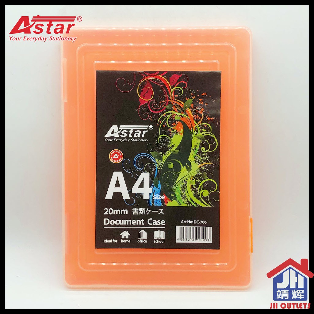 Astar Document Case 20mm A4 DC706 READY STOCK / Fail Plastik Fail ...