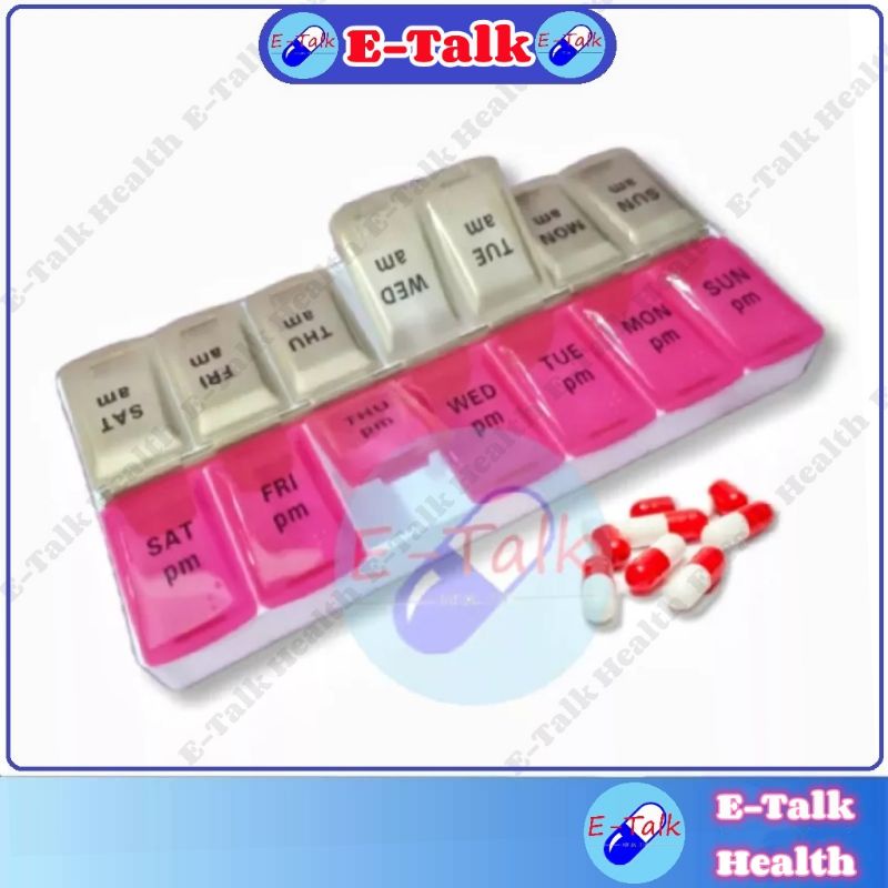 😍E-Talk😍 Pill Medicine Container Pill Storage medicine Pill Box ...