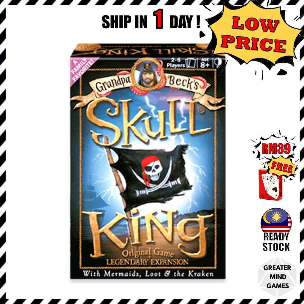 Skull King Card Games + Expansion Board Games for Kids Family Game ...