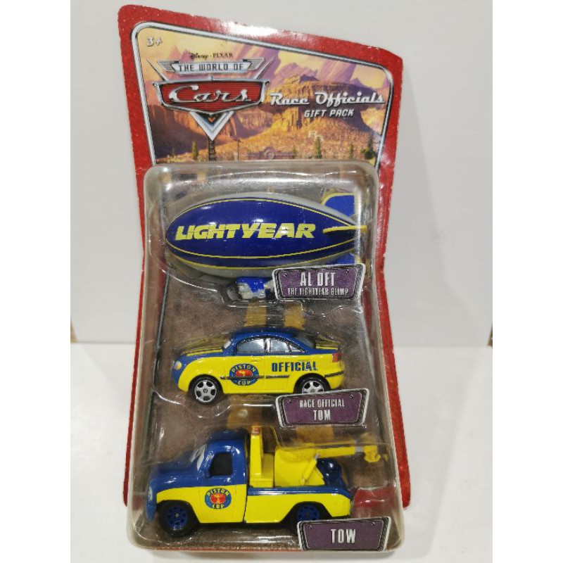Mattel Disney Pixer Cars AL Oft, Race Offical Tom & Tow Gift Pack ...