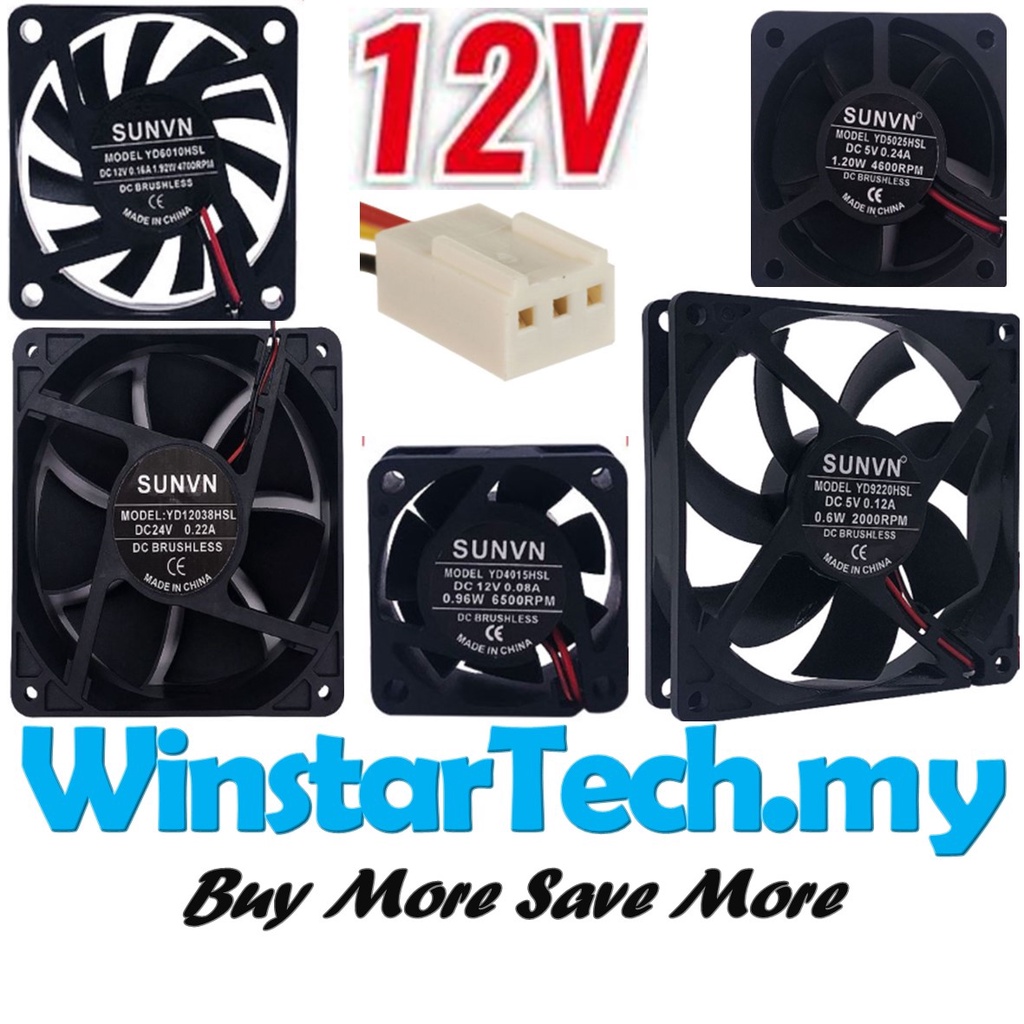 DC 12V 3pin 3 pin Fan 4CM 5CM 6CM 7CM 8CM 9CM 12CM 14CM Oily Bronze ...