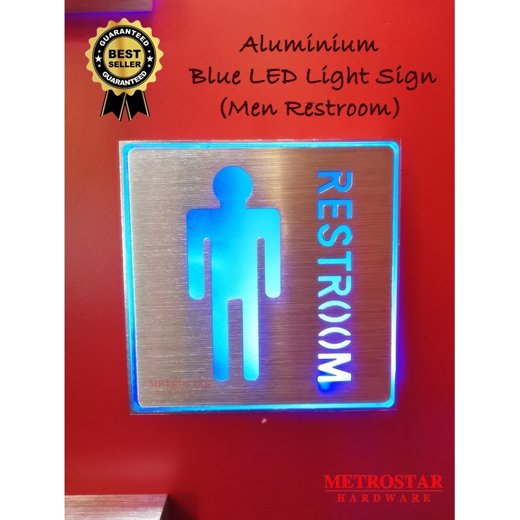 Aluminum LED Light Sign (Men Restroom) | Shopee Malaysia