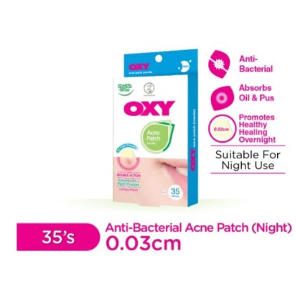OXY Acne Pimple Medication (5&10) / OXY Anti Bacterial Acne Patch Thin ...