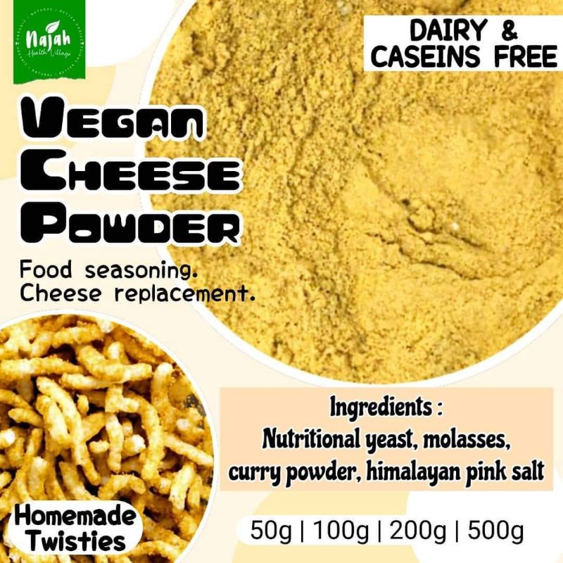 DAIRY FREE VEGAN CHEESE POWDER Najah Health Village | Shopee Malaysia