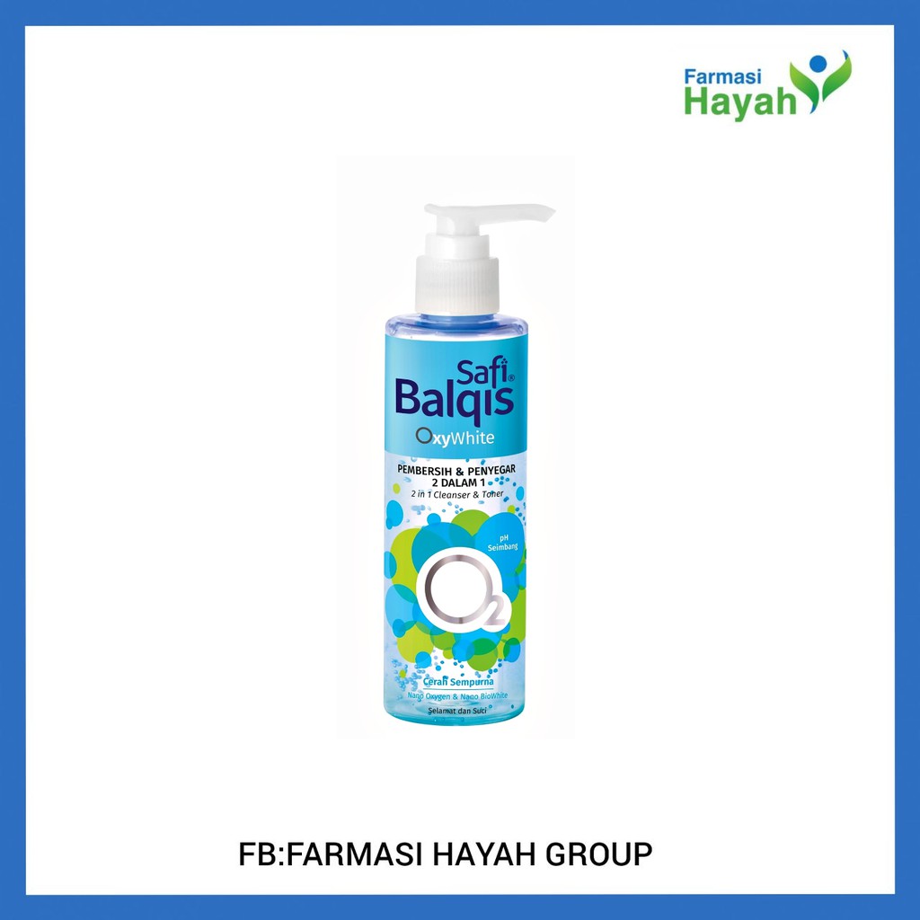 PEMBERSIH DAN PENYEGAR 2IN1 SAFI BALQIS OXYWHITE | Shopee Malaysia