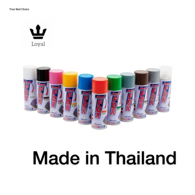 （Bosny）Red Fox Spray Paint Thailand | Shopee Malaysia