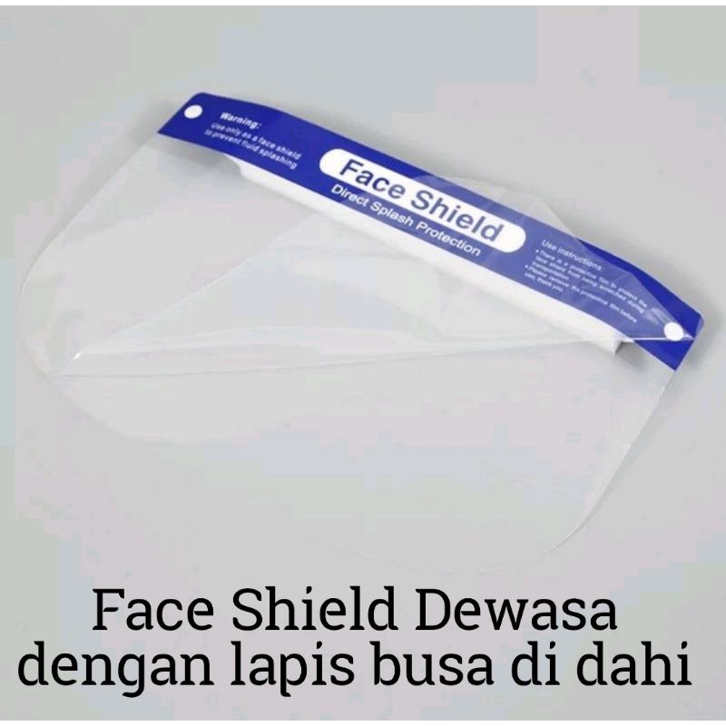 Adult Face Shield With Foam Layer On The Forehead | Shopee Malaysia