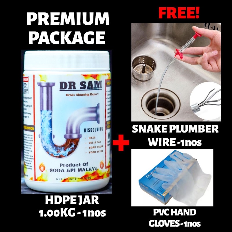 SODA API MALAYA Drain Clog Cleaner Remover Sink Unclogger Sinki ...