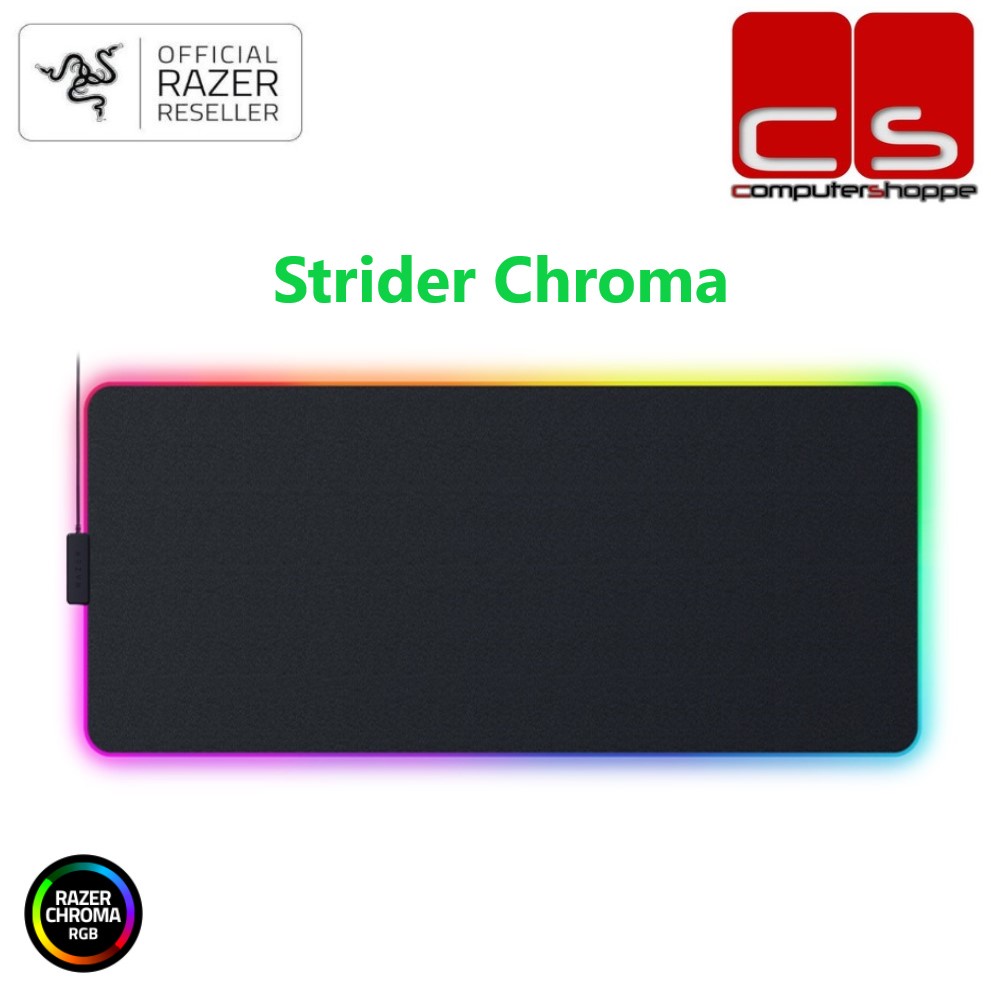 Razer Strider Chroma Hybrid Mouse Mat with Razer Chroma™ RGB | Shopee ...