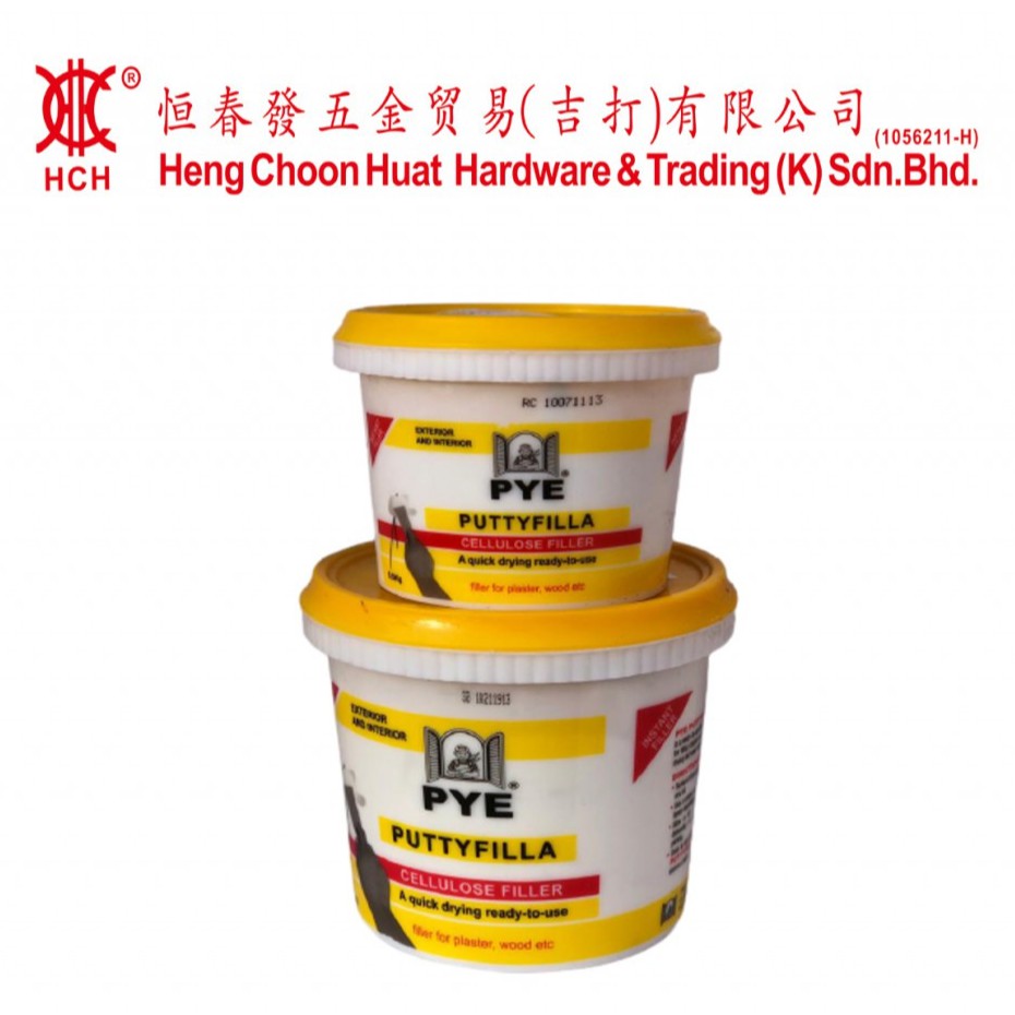 PYE Ready Mixed Acrylic Based Filler | PuttyFilla Cellulose Filler ...