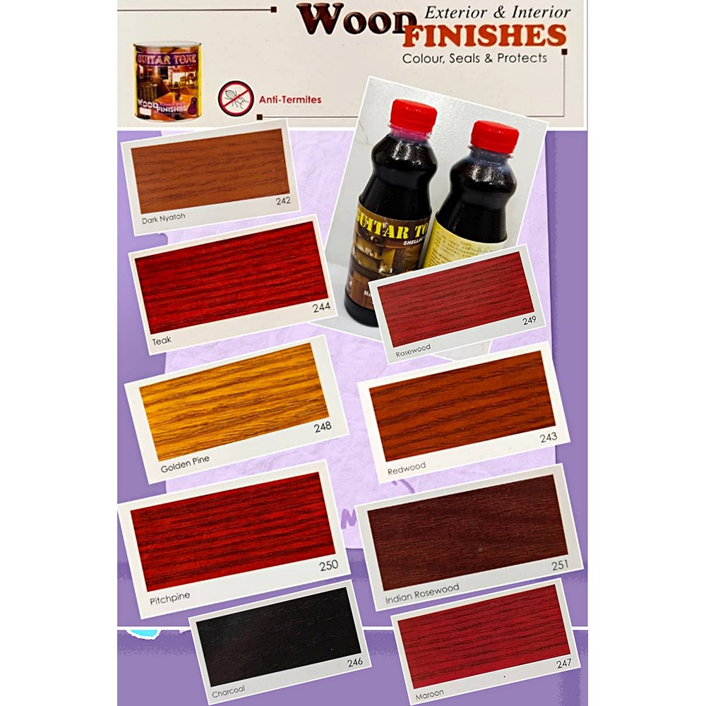 400mL GUITAR TONE Wood Varnish Wood Shellac Syelek Kayu | Shopee Malaysia