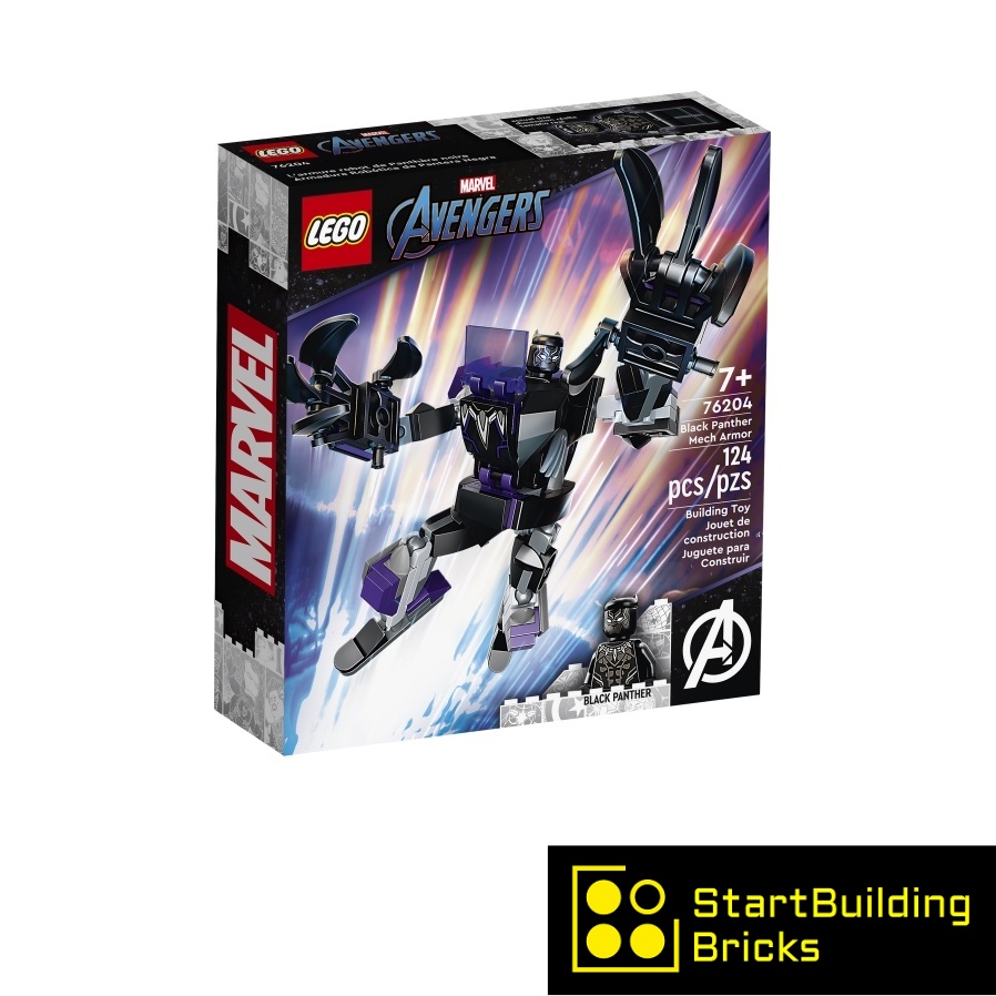 76204 LEGO Marvel Super Heroes Black Panther Mech Armour | Shopee Malaysia