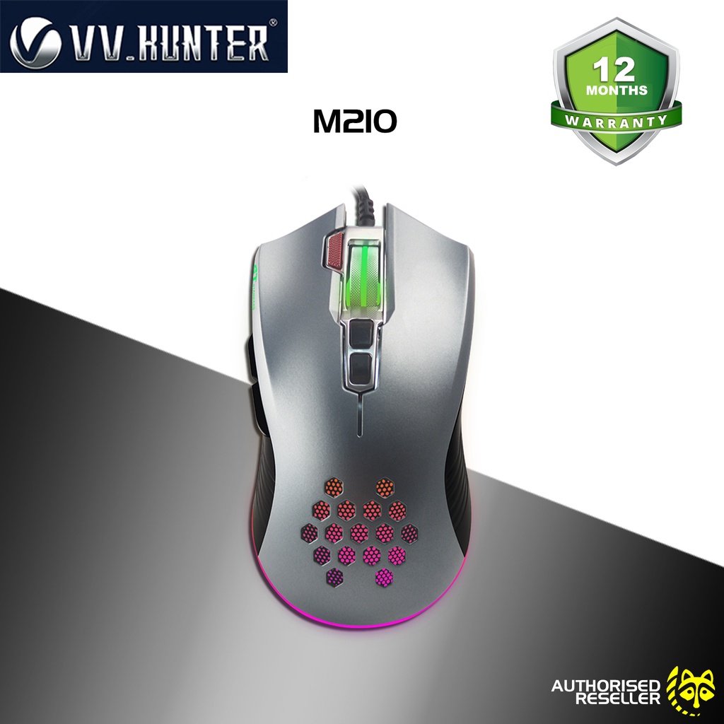 VV.HUNTER M210 RGB Honeycomb Design Gaming Mouse | Shopee Malaysia