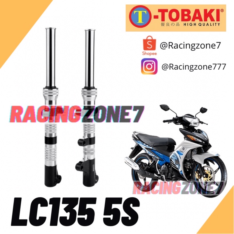 ORIGINAL TOBAKI CNC LAY FORK/ LC135 4S 5S / Y15 Y16 SRL110/SRL115 Fi/ LC135/ EX5/Wave125 RS150 ...