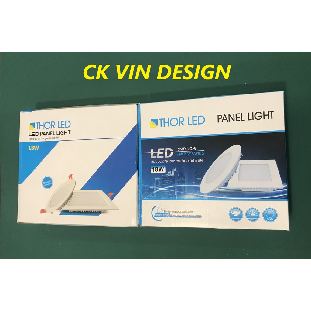 THOR LED ROUND / SQUARE SHAPE DOWNLIGHT 6 INCH 18 WATT WITH 3 COLOUR (XT-180/18W-3C) | Shopee ...
