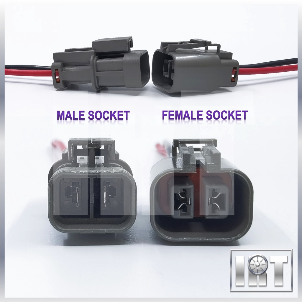 2 Pin Alternator Socket Saga BLM FLX Persona Gen2 Satria Neo Wira ...