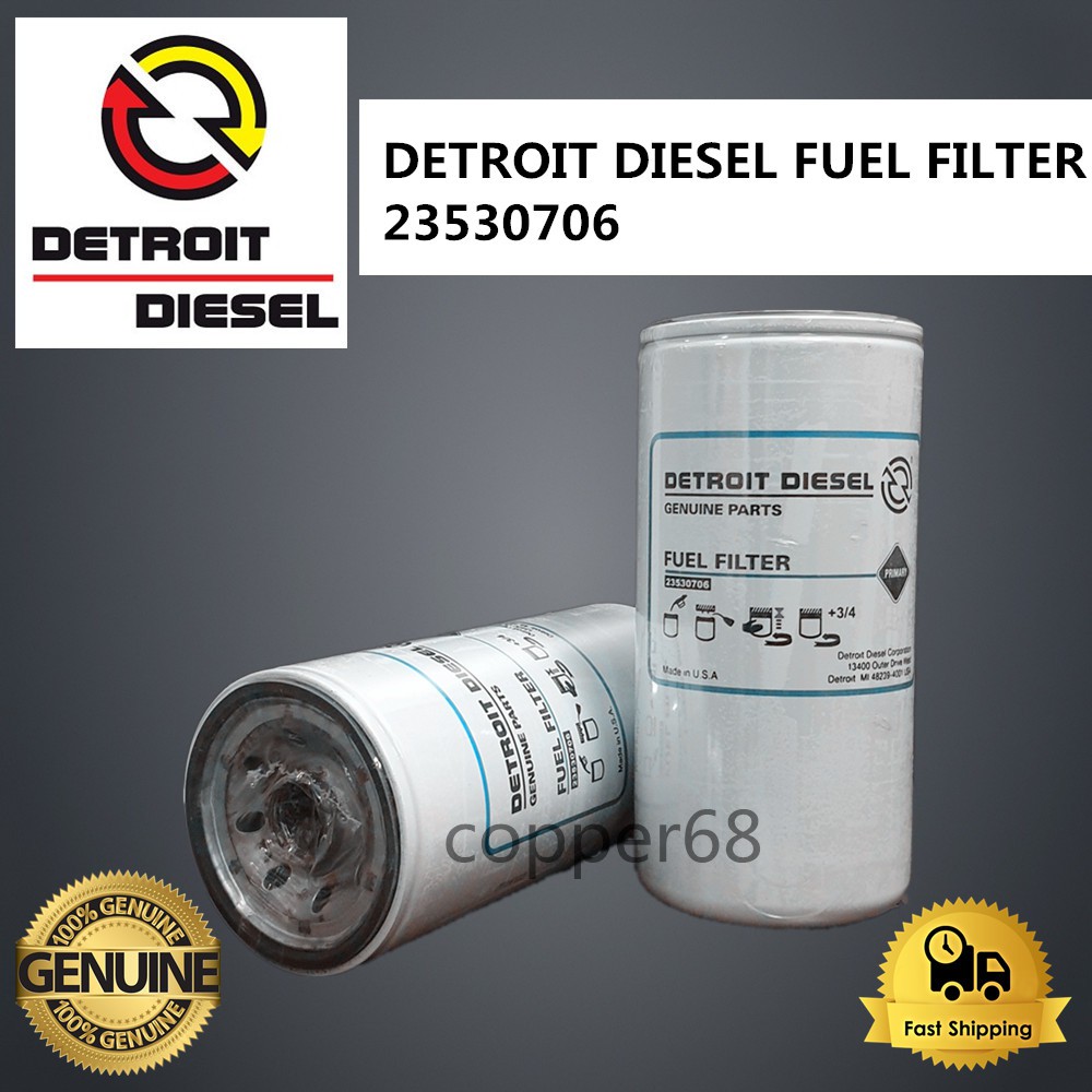 DETROIT Diesel Fuel Filter 23530706 General Motors (GM) | Shopee Malaysia