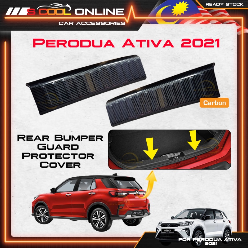 🔥READY STOCK🔥PERODUA ATIVA 2021 CAR REAR BUMPER GUARD PROTECTOR COVER ...