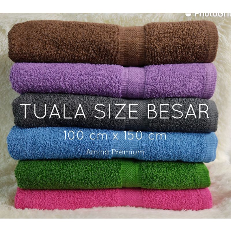 TUALA MANDI SIZE BESAR 💯% COTTON | Shopee Malaysia