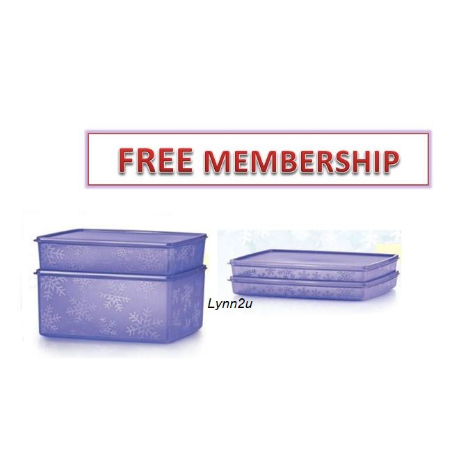 Tupperware Festive Stor N Serve (4 pcs) Free Membership | Shopee Malaysia