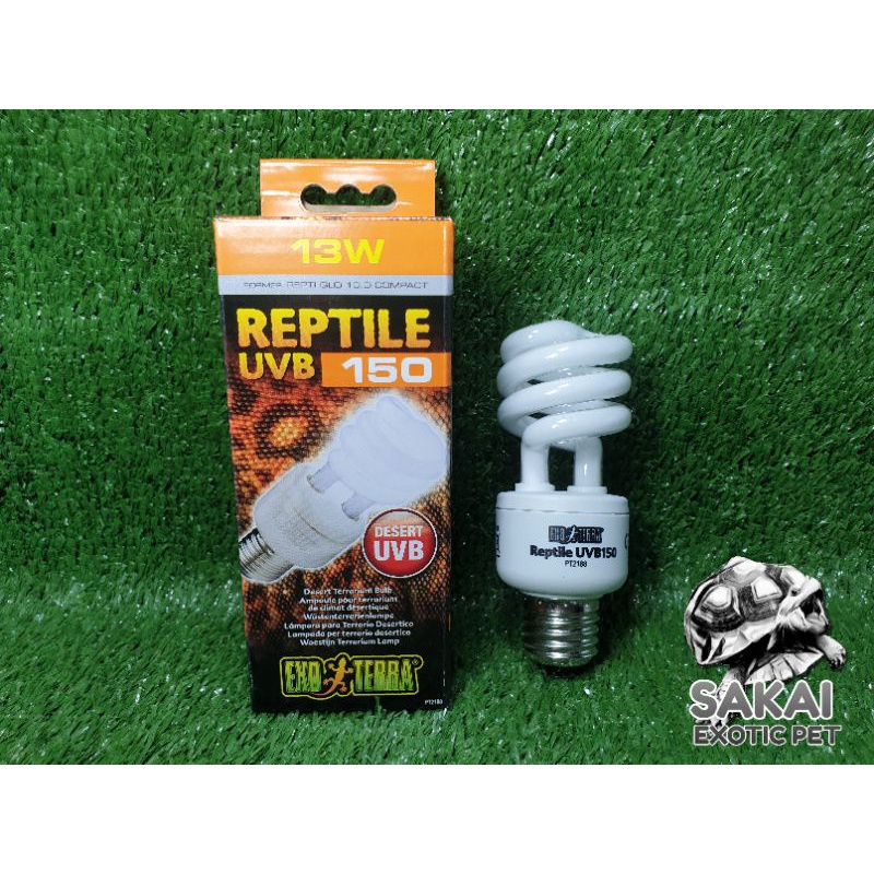 Exoterra Reptile UVB Bulb 150 Former Repti Glo 10.0 Compact (13W / 25W) PT2188 PT2189 | Shopee ...
